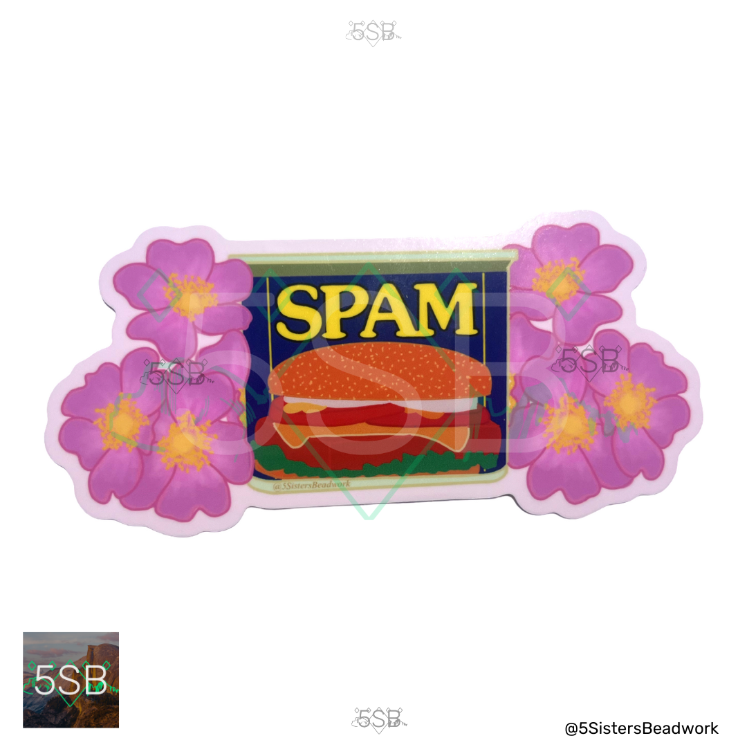 Spam Sticker | 5 Sisters Beadwork